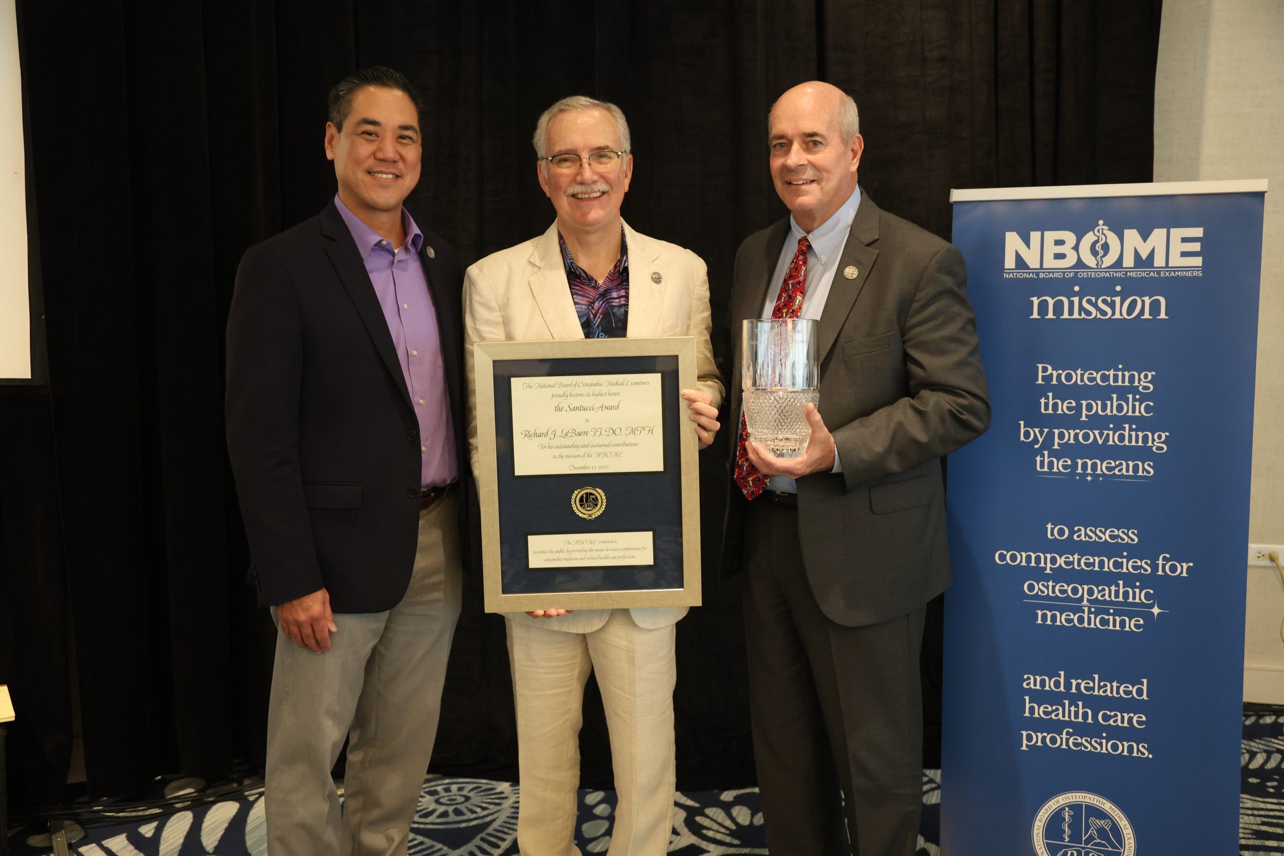 NBOME Awards Highest Honor to ATSU-KCOM’s Richard J. LaBaere II, DO ...